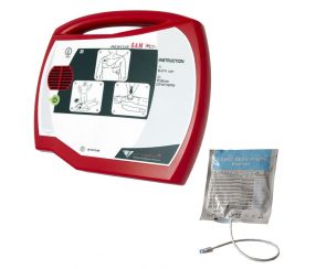 Rescue SAM Semi-Automatic AED Defibrillator-Unit with Adult Pads