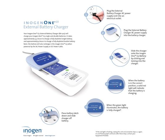 INOGENONE® G5 / ROVE 6 External Battery Charger