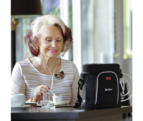 GCE Zen-O lite™ Portable Oxygen Concentrator (Double Battery + Desktop ...